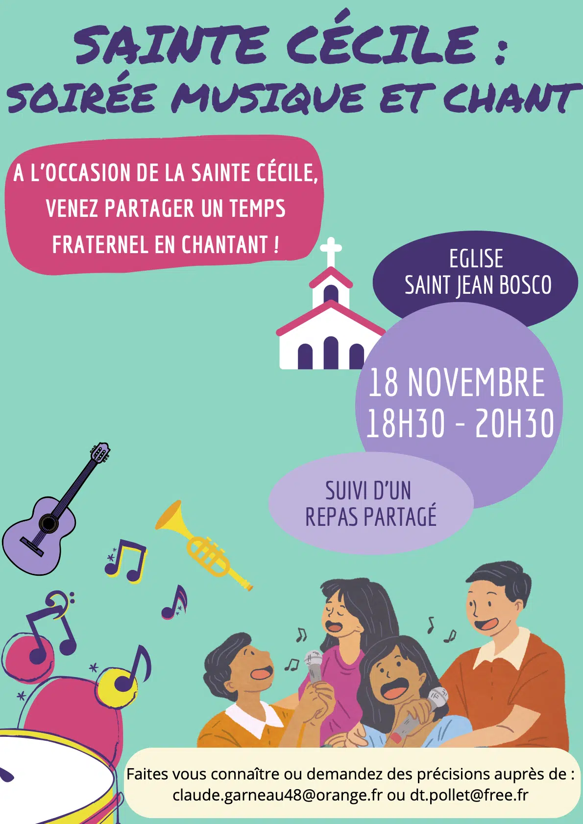 Fête de la Sainte Cécile - Secteur Palaiseau